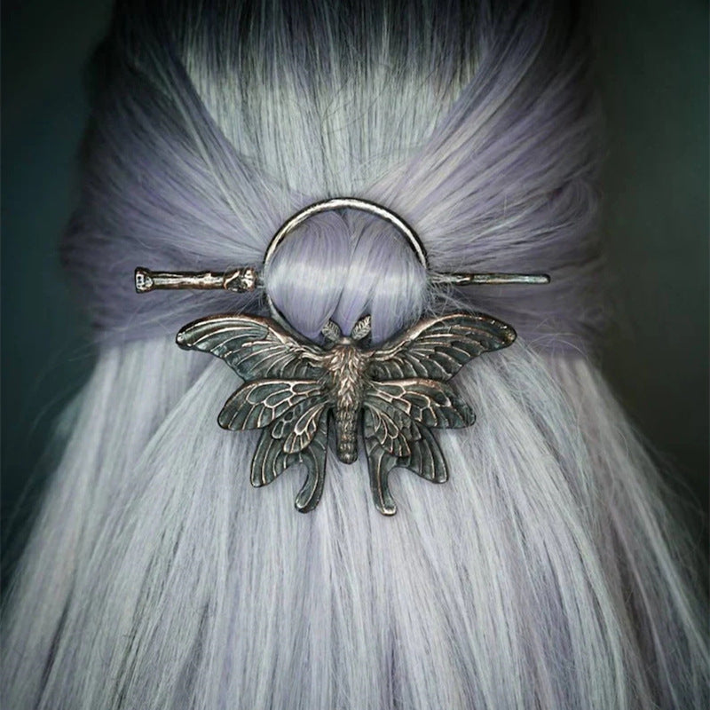 Ethereal Moth Hair Slide– Goth Mall