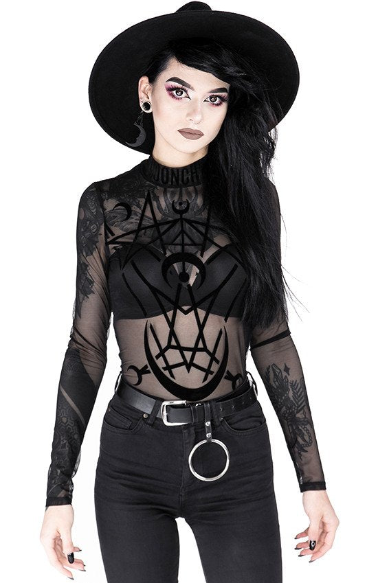 Moon Child Bodysuit– Goth Mall