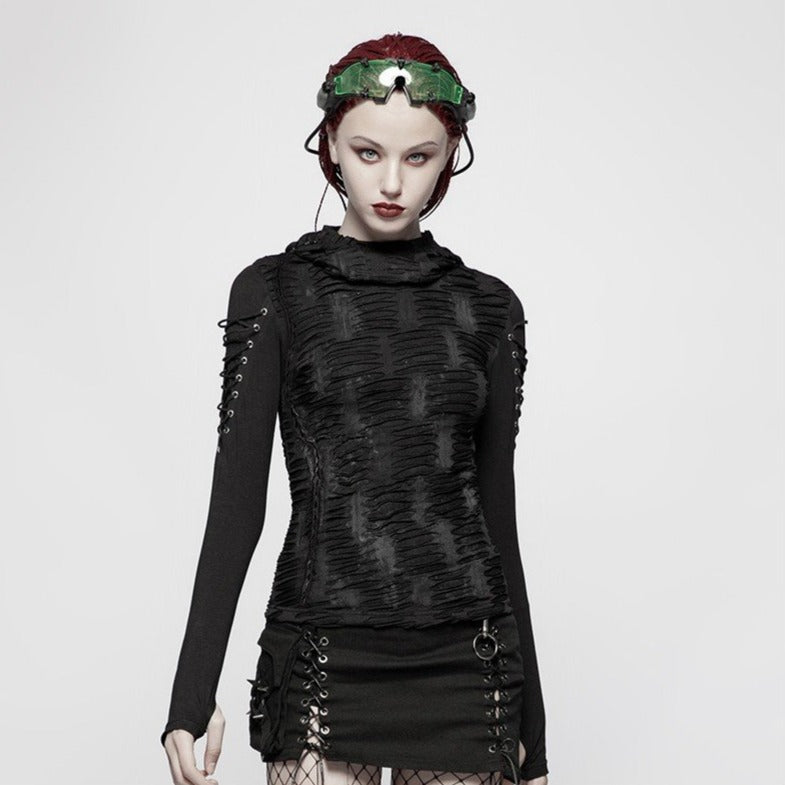 The Distressed Hoodie– Goth Mall